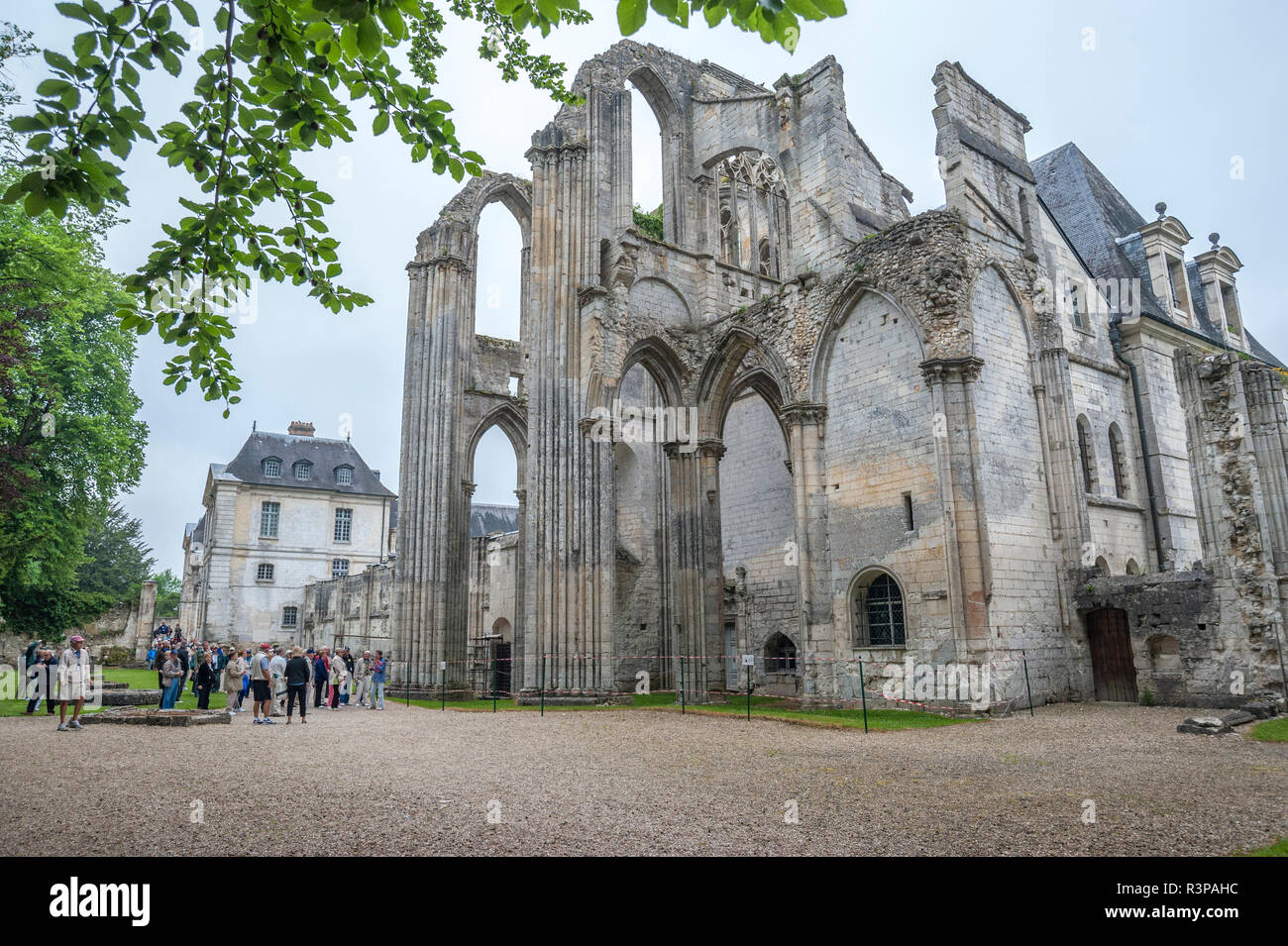 Abbey of St. Wandrille, Saint-Wandrille-Rancon, Normandy, France Stock ...