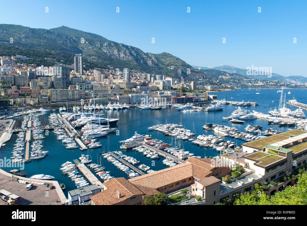 Marina, Port Hercule, Monaco, Cote d'Azur, Europe Stock Photo - Alamy