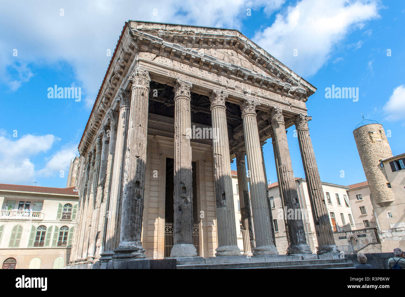 Vienne temple augustus livia hi-res stock photography and images - Alamy
