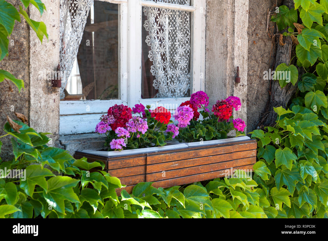 Quaint window, Cluny, Maconnaise, France, Europe Stock Photo - Alamy