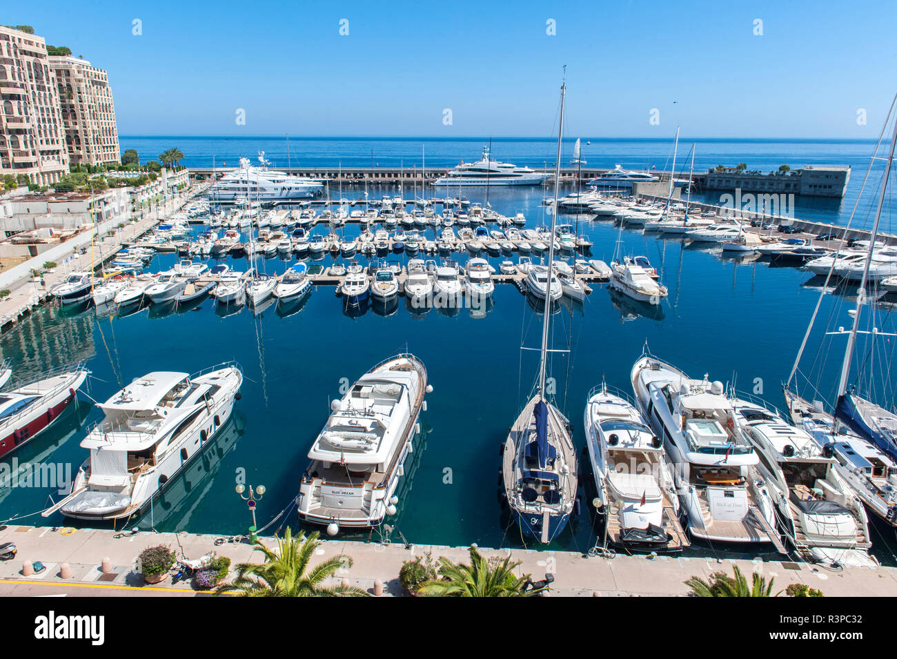 Marina, Port de Cap d'Ail, Cote d'Azur, Provence, France, Europe Stock ...