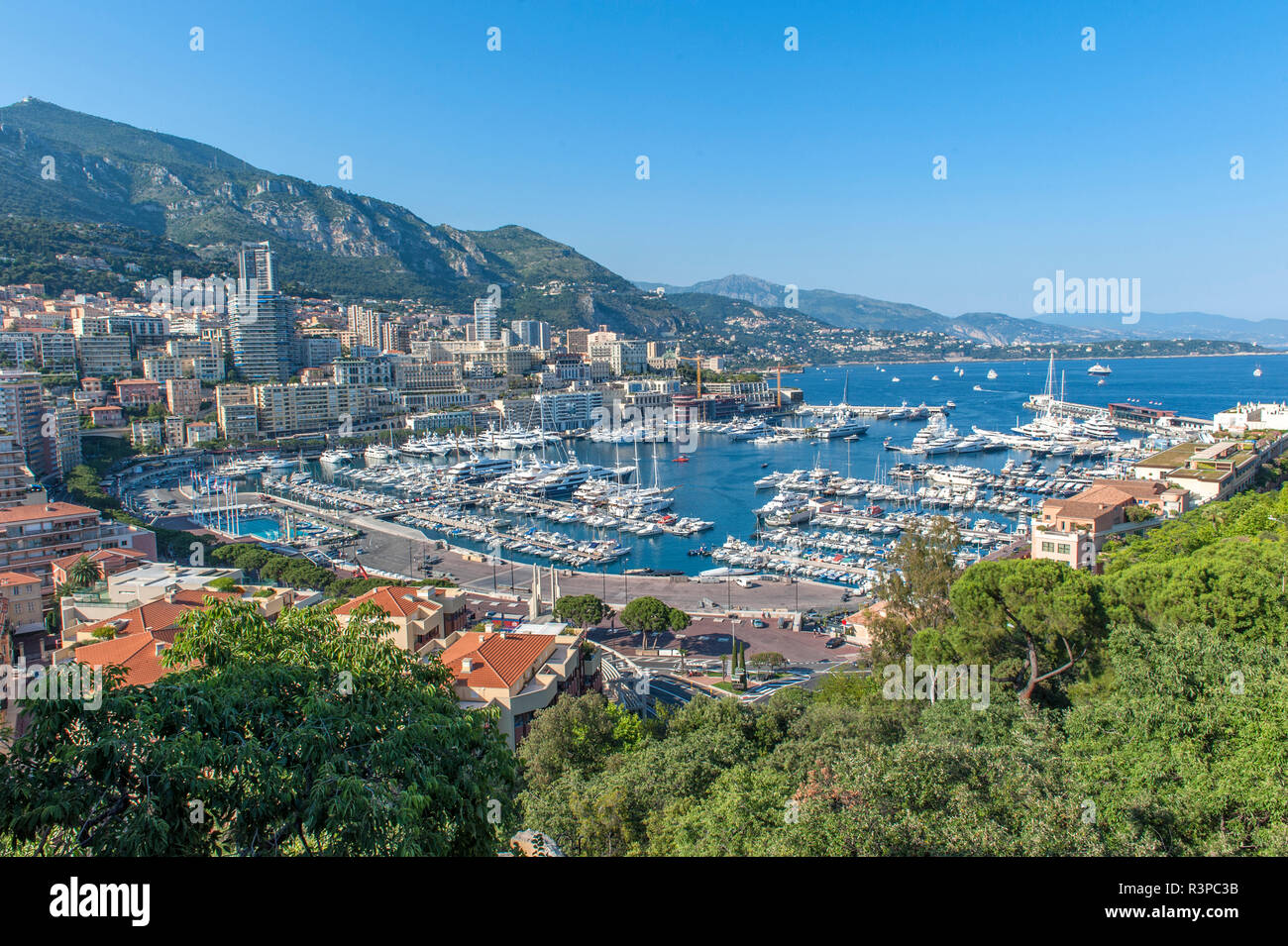 Marina, Port Hercule, Monaco, Cote d'Azur, Europe Stock Photo - Alamy
