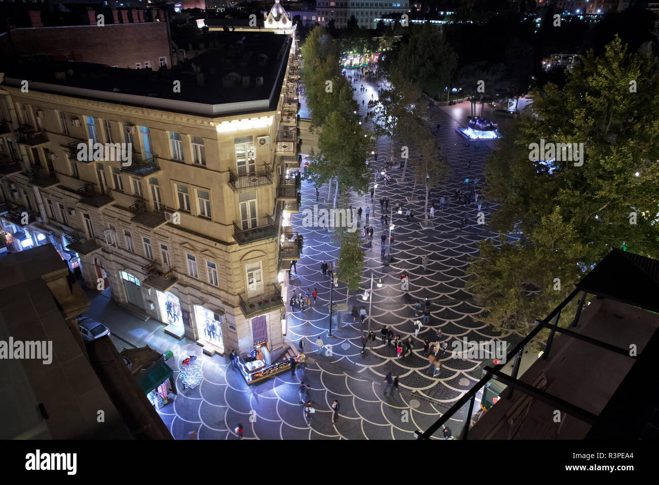 Nizami Street Azerbaijani: Nizami k si is a large pedestrian and ...