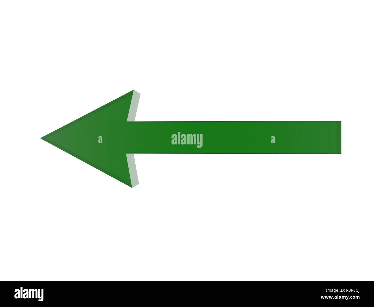 arrow isolated as a direction indicator Stock Photo - Alamy