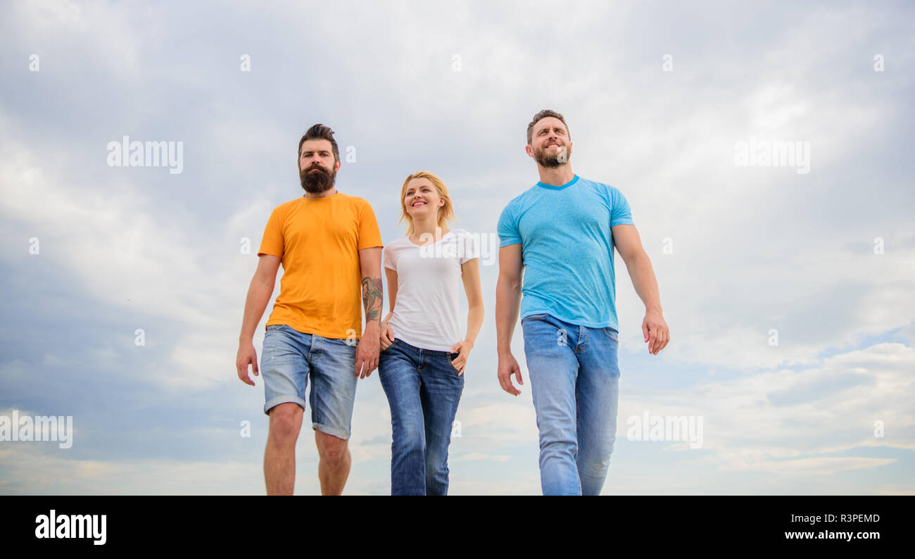 United threesome true friends. True friendship grow with destiny ...