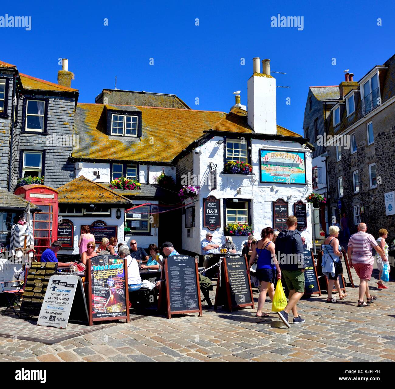 Sloop Inn St Ives Cornwall High Resolution Stock Photography and Images ...