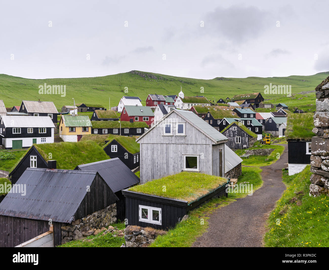 Mykines village faroe islands hi-res stock photography and images - Alamy