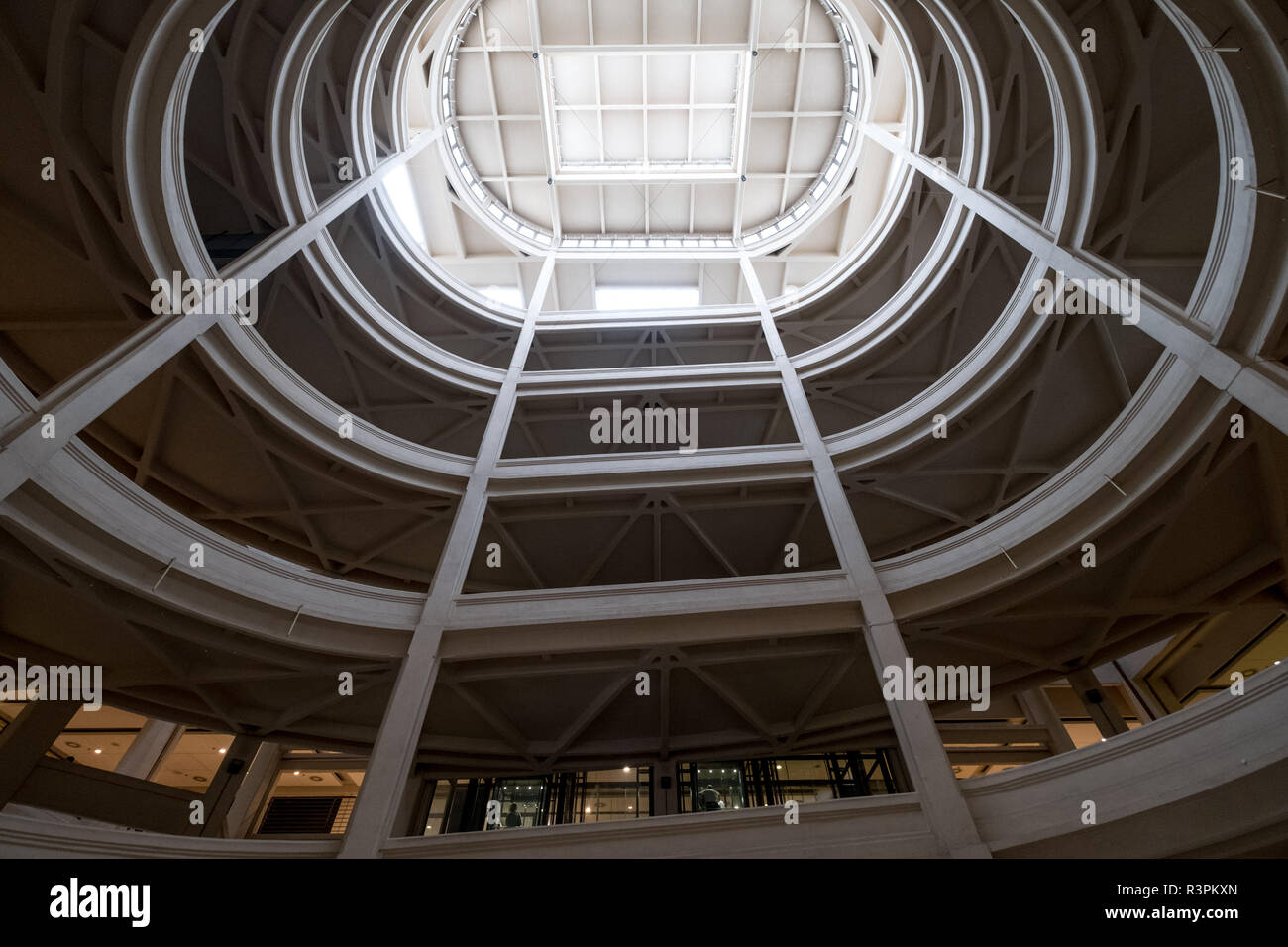 Spiral ramp leading to the rooftop test track at the old Fiat factory ...