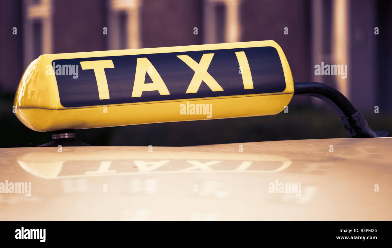 German taxi hi-res stock photography and images - Alamy