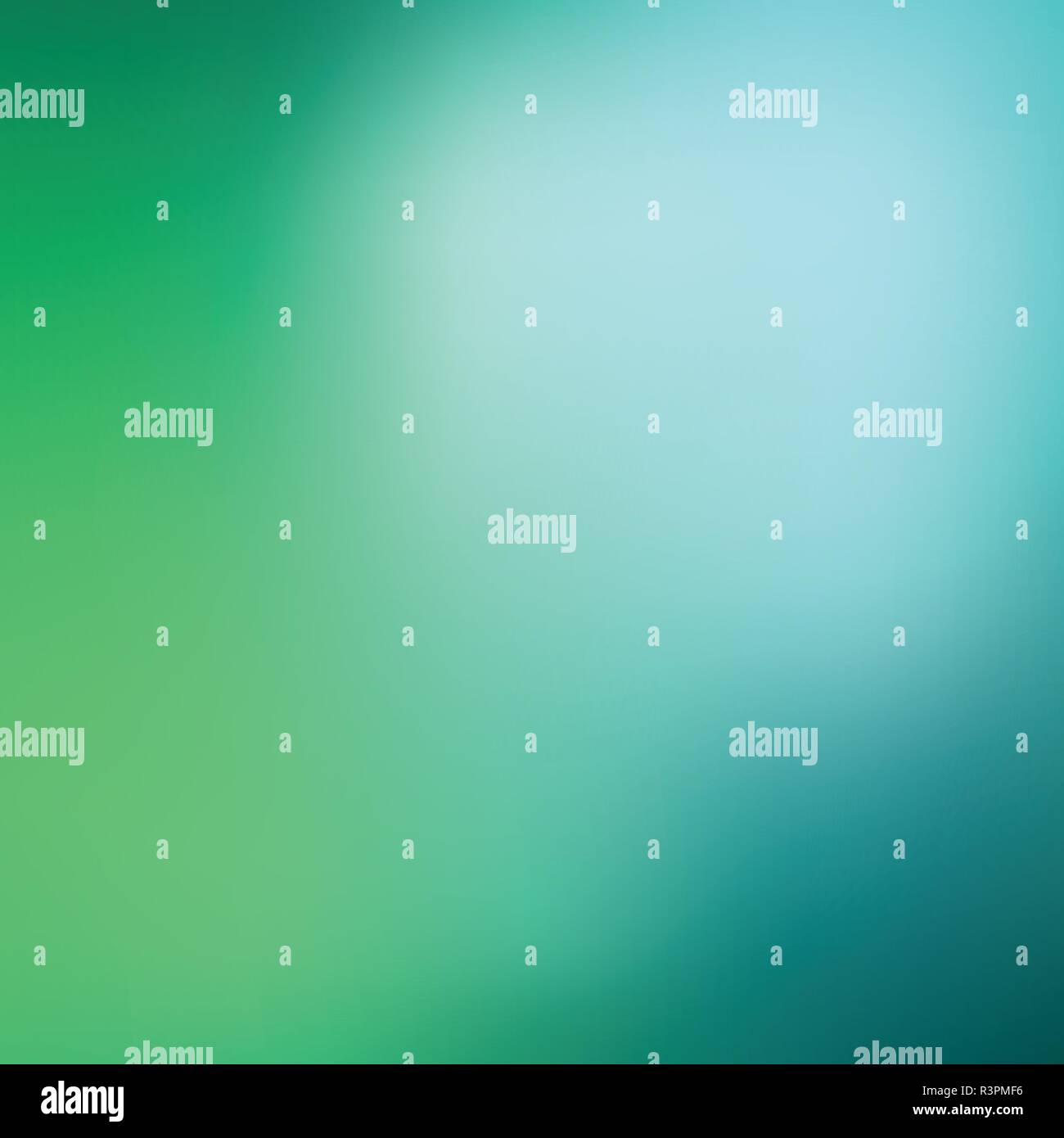 Abstract green and blue blurred gradient background with light. Nature ...