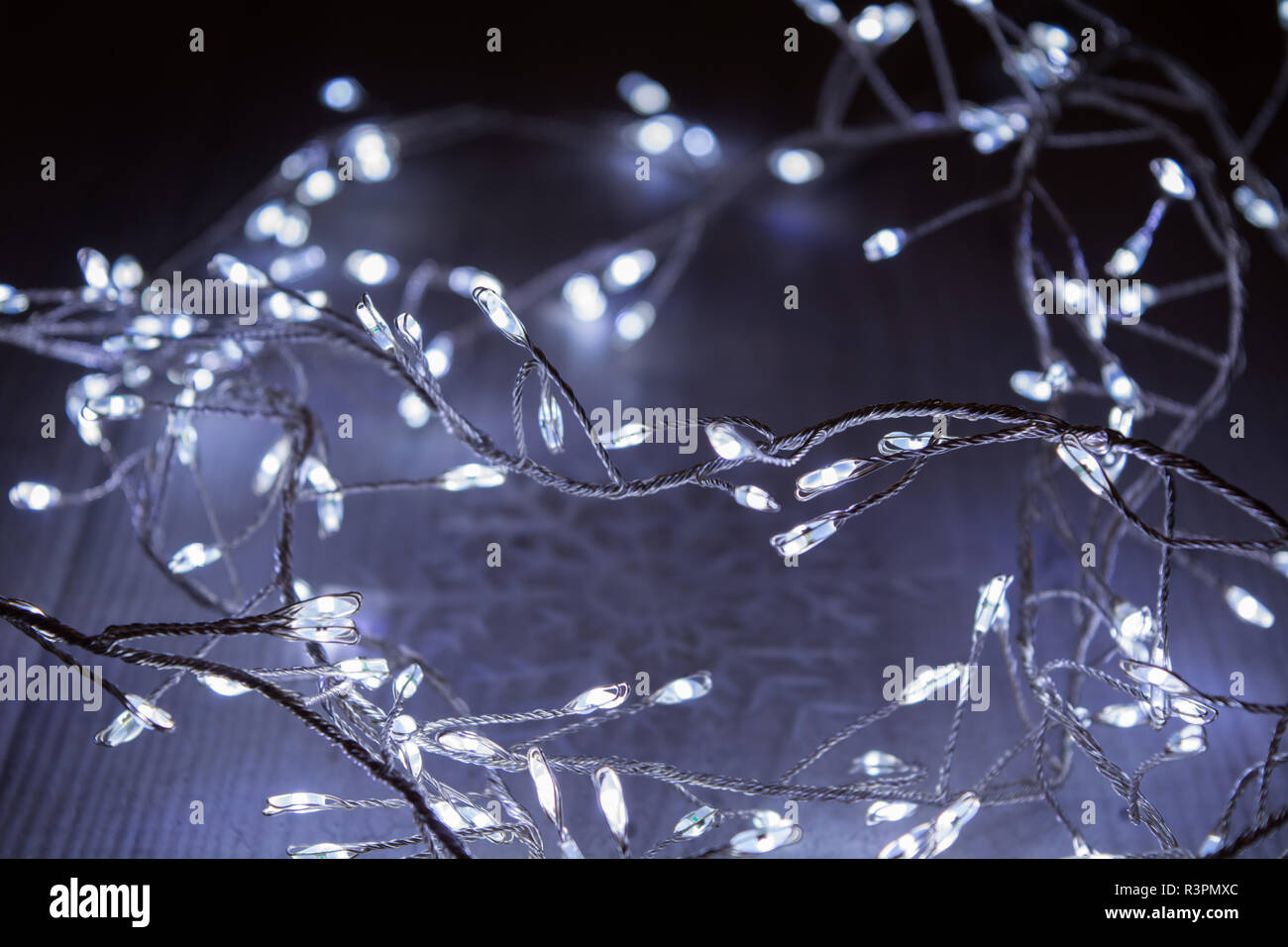 Beautiful Christmas light texture background, soft focus Stock Photo ...
