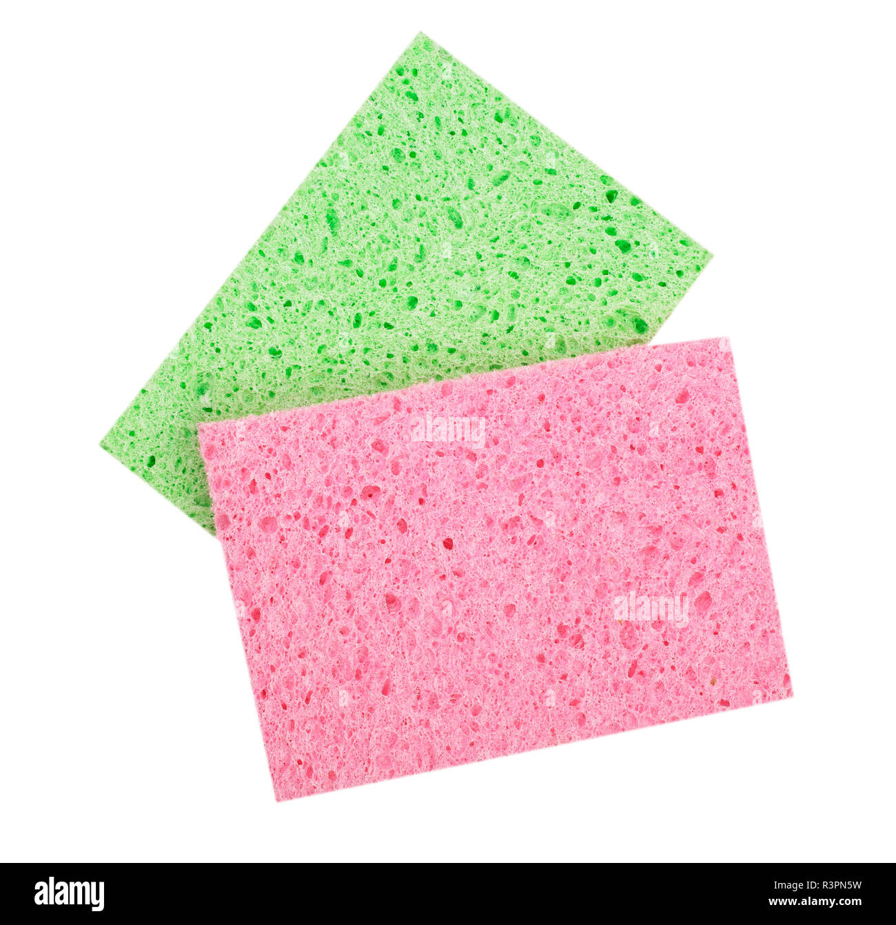 cleaning sponge for washing isolated on white background Stock Photo ...