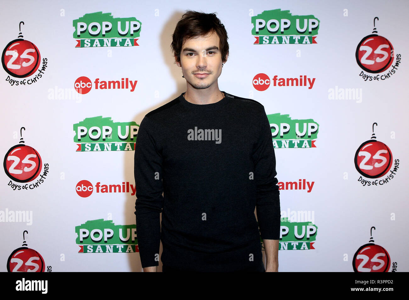 NEW YORK, NY - DECEMBER 07: Actor Tyler Blackburn attends ABC's "25 ...
