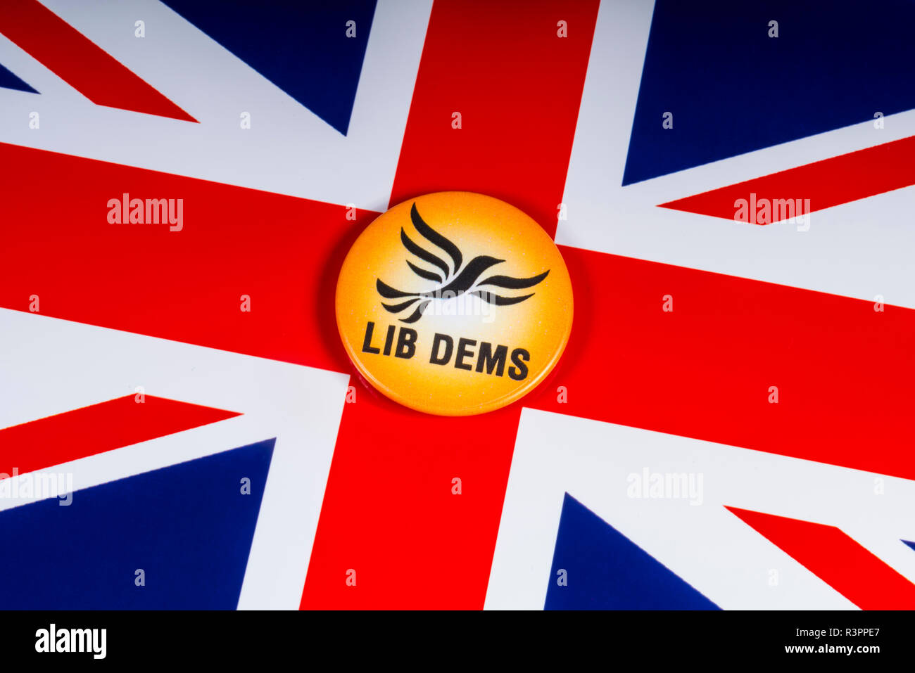 London, UK - November 20th 2018: A Liberal Democrats political party ...