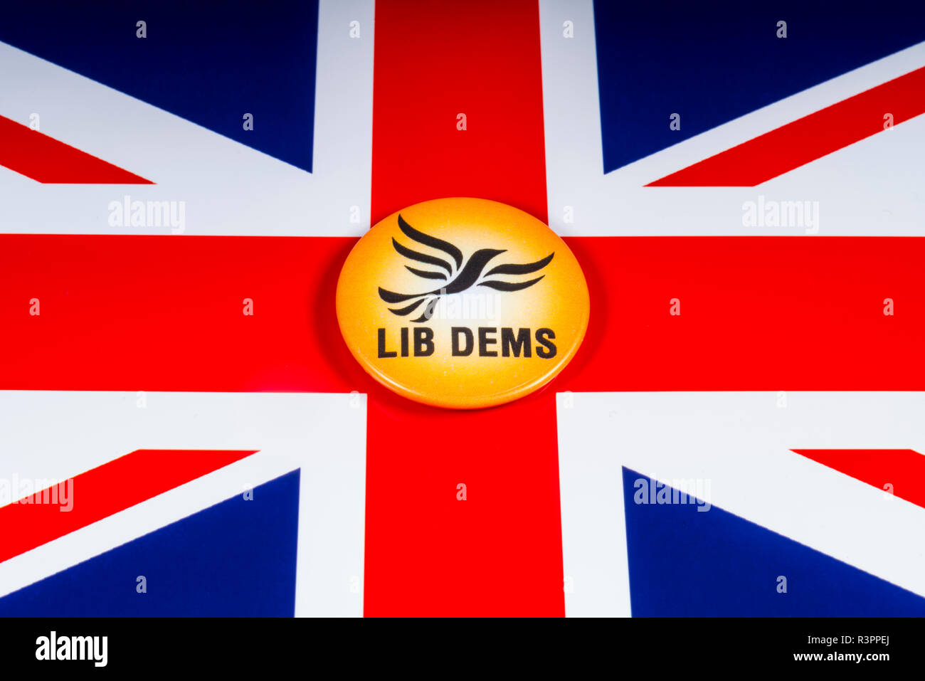 London, UK - November 20th 2018: A Liberal Democrats political party ...