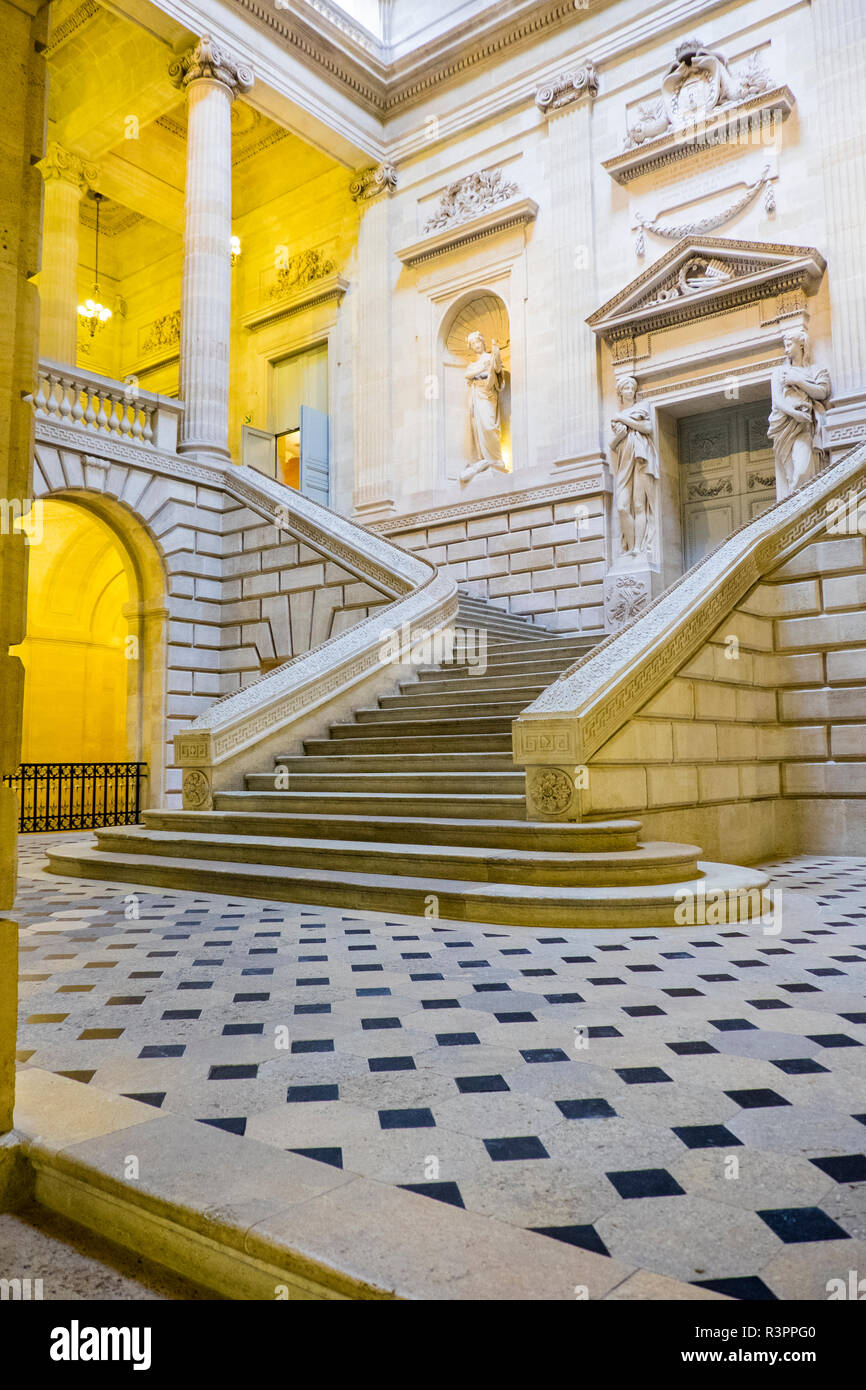 France, Bordeaux, Grand Theatre de Bordeaux, Opera House Stock Photo ...