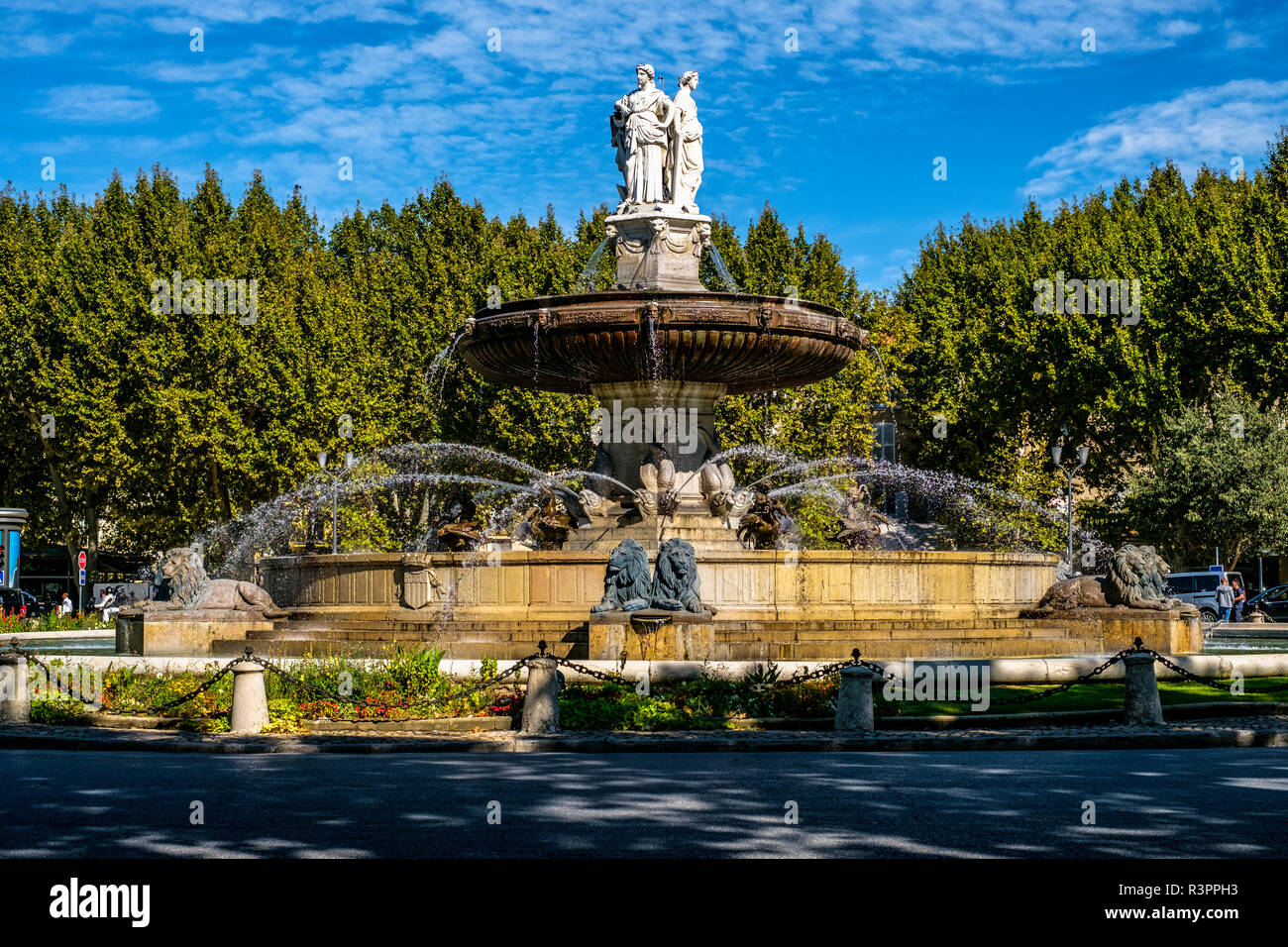 France, Aix en Provence, fountain Stock Photo - Alamy