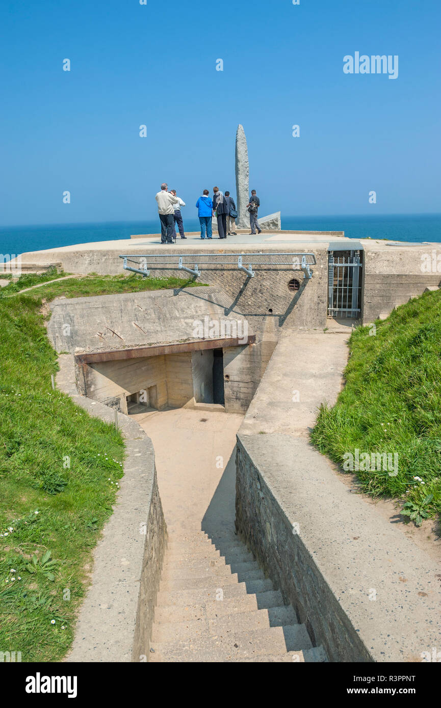 Pointe du Hoc, Normandy, France Stock Photo - Alamy