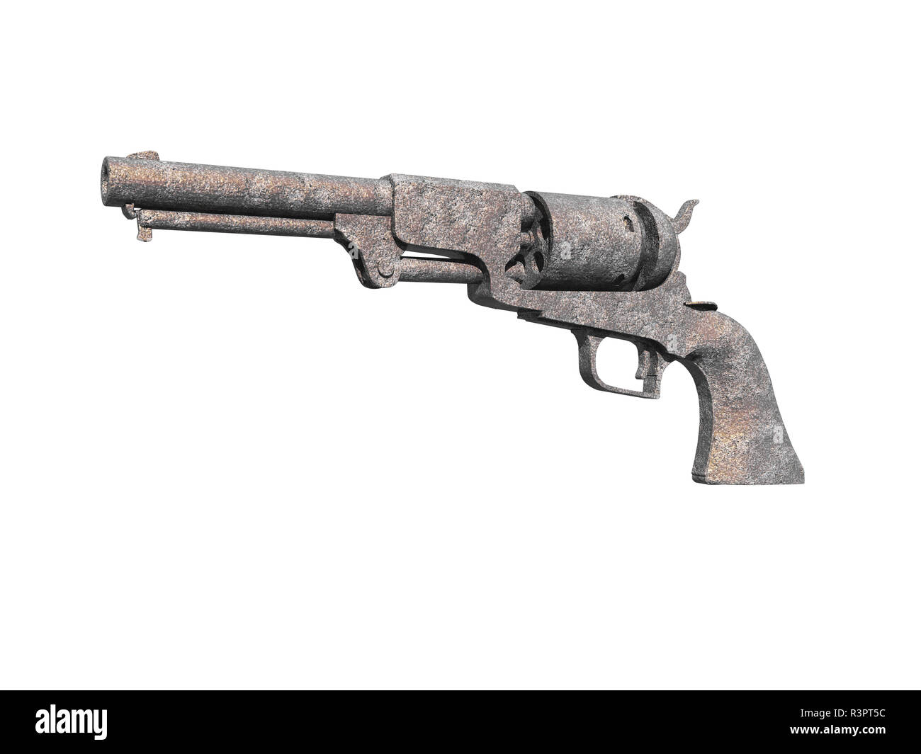 Colt army revolver Cut Out Stock Images & Pictures - Alamy