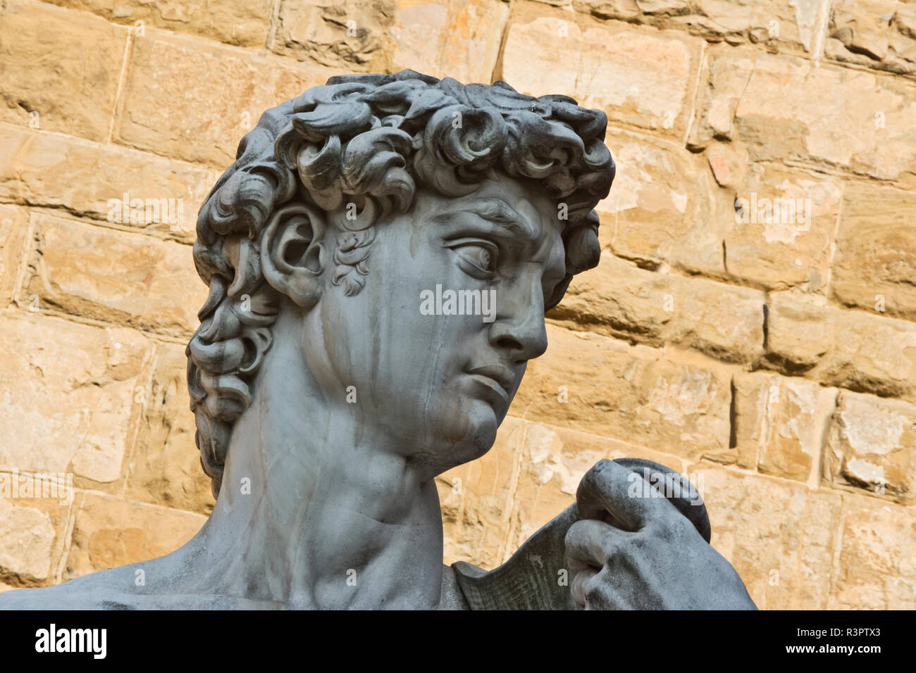 Italy, Florence. Replica of statue of David Stock Photo - Alamy