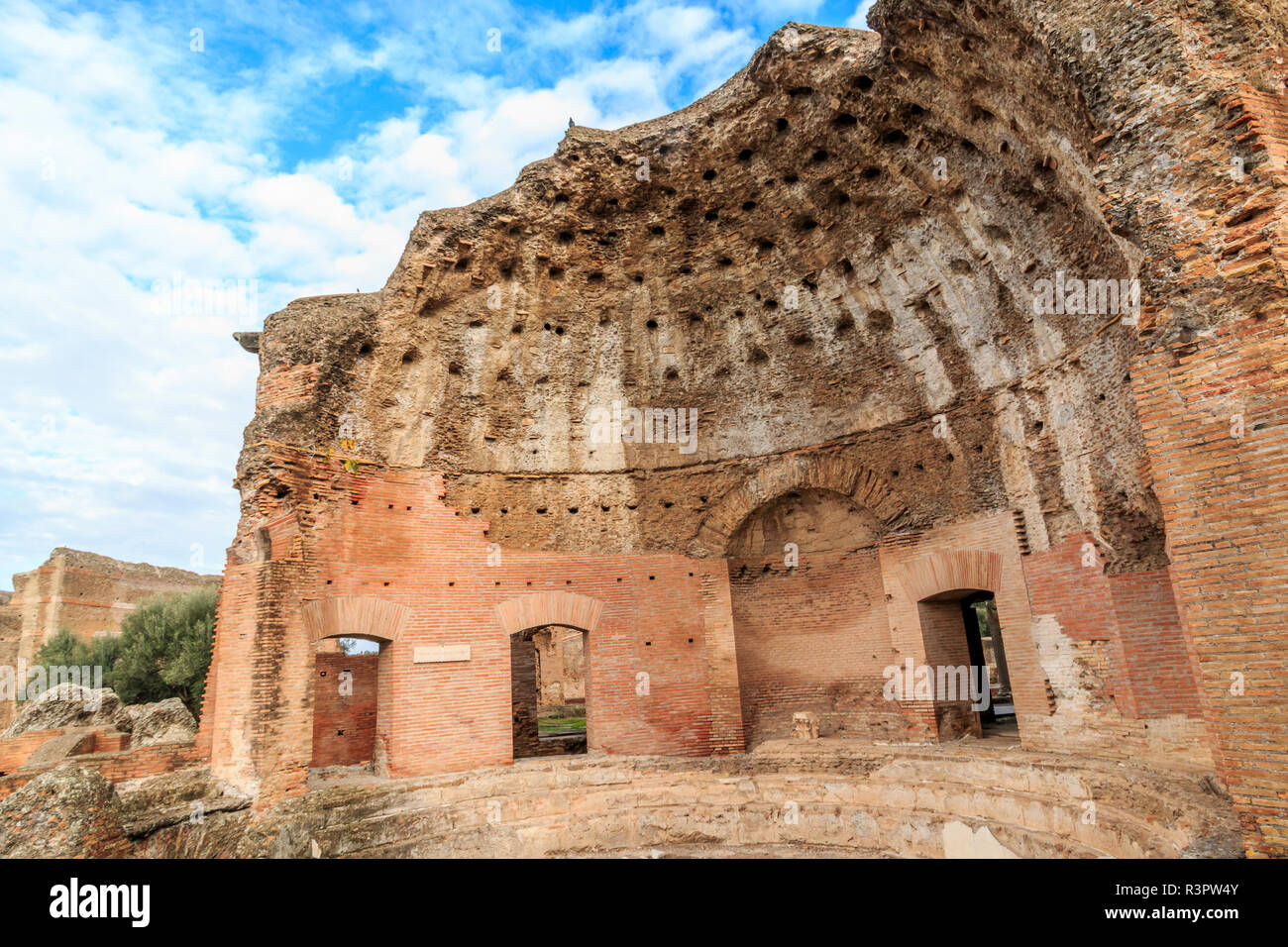 Central Italy, Lazio, Tivoli. Hadrian's Villa, UNESCO World Heritage ...