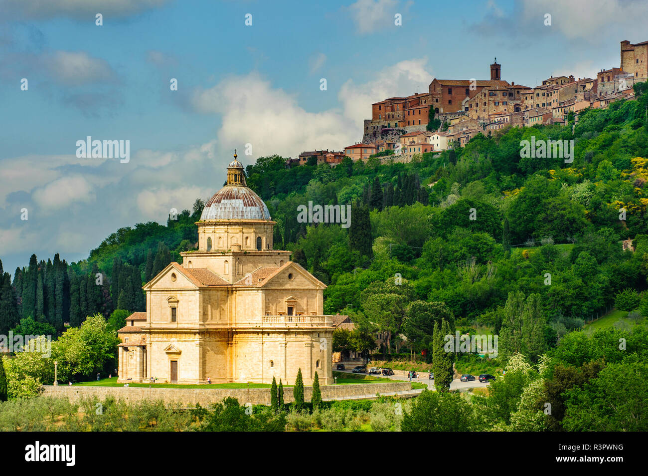 Italy, Tuscany, Montalcino, church, San Biaggio Stock Photo - Alamy