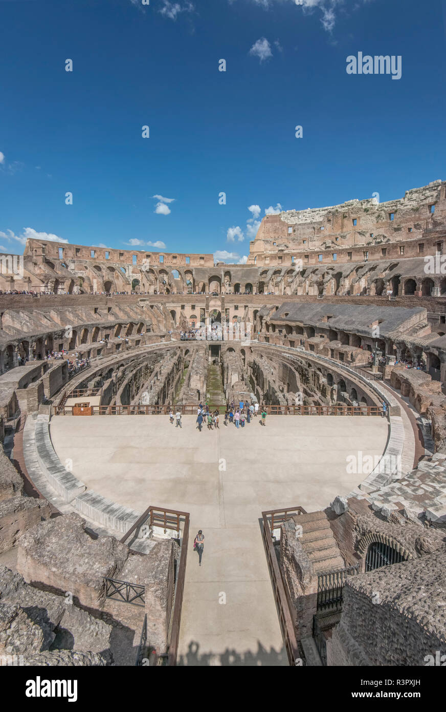 Looking inside the colosseum hi-res stock photography and images - Alamy