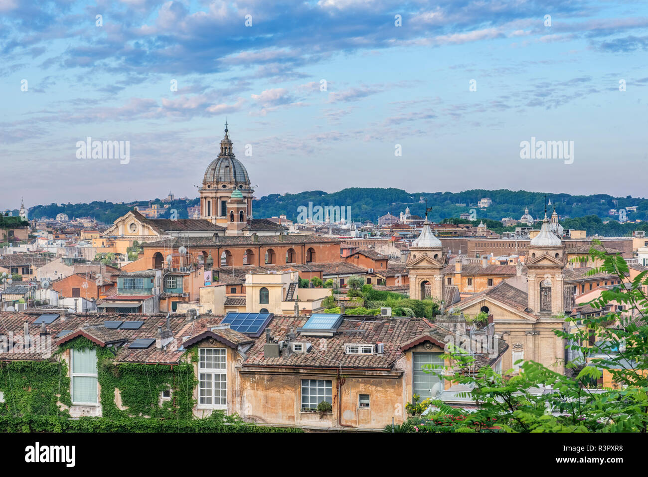 Italy, Rome, City Rooftops Stock Photo - Alamy