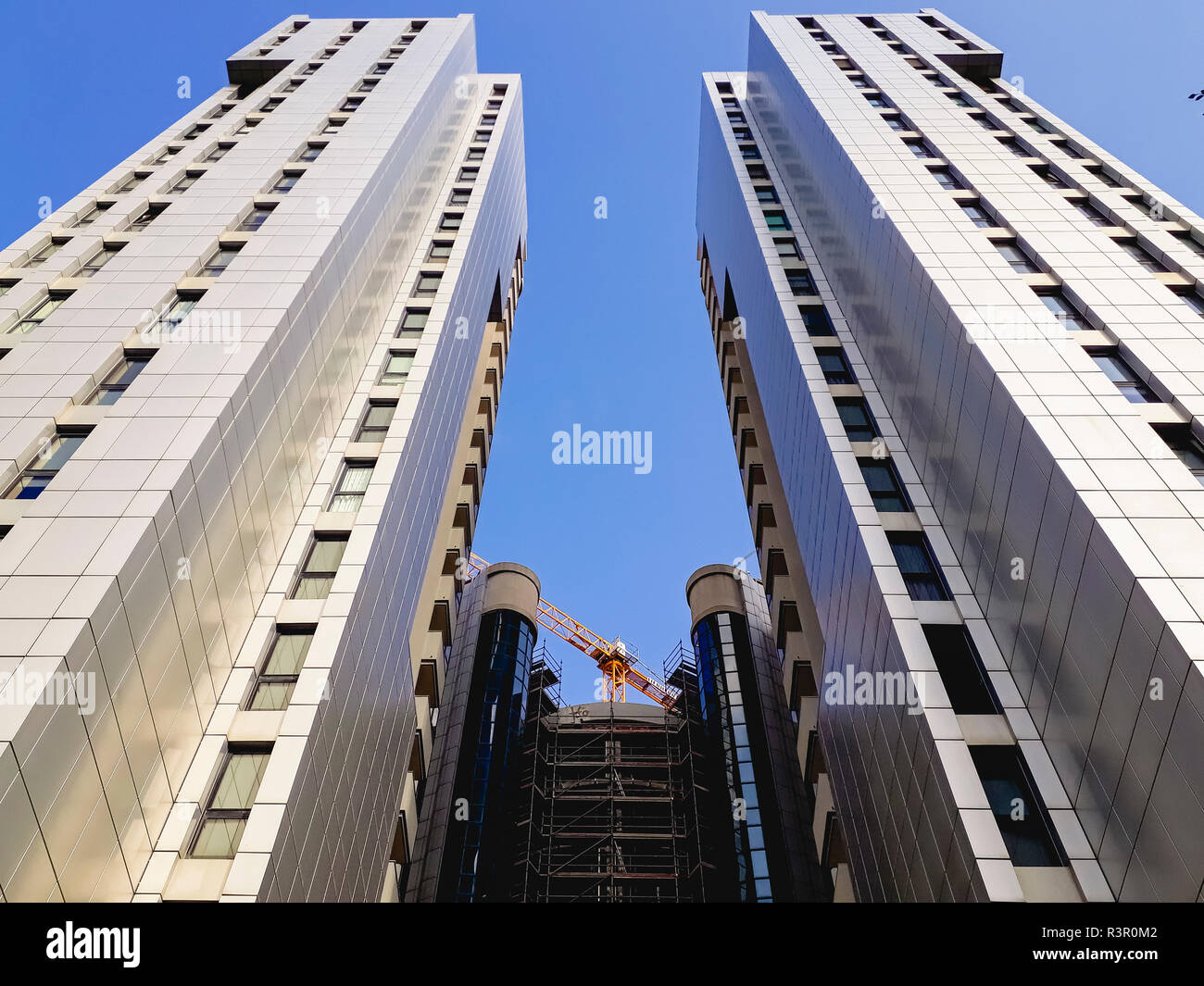 Valencia, Spain - September 8, 2018: Reconstruction and renovation of ...
