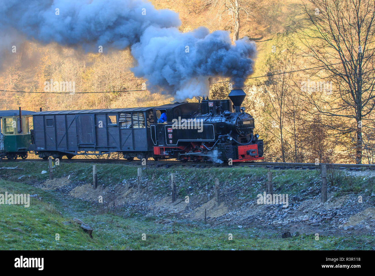 Wood burning steam locomotive hi-res stock photography and images - Alamy
