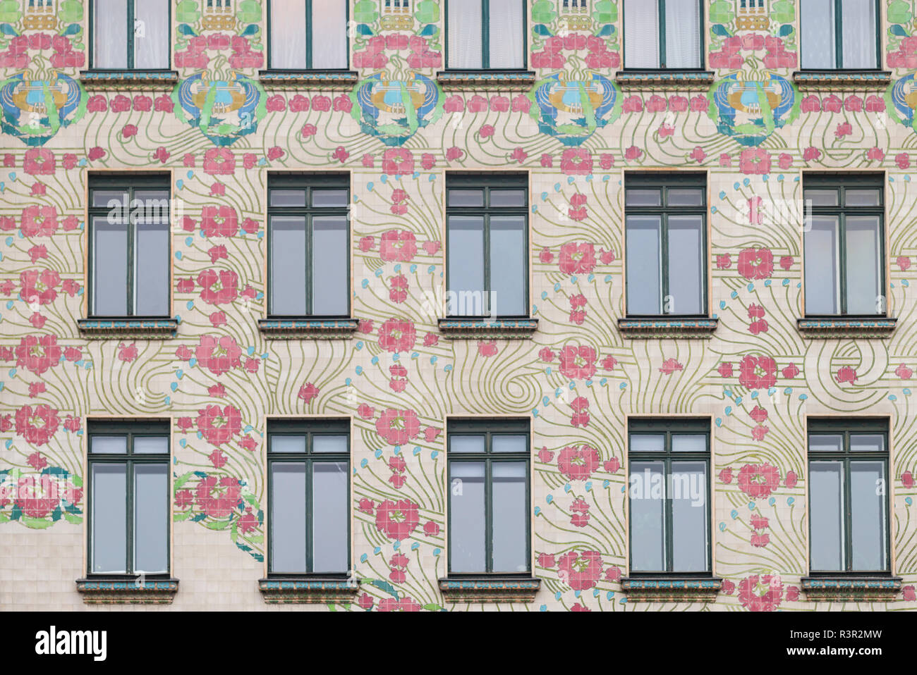 Austria, Vienna, Viennese Secession style buildings by architect Otto ...