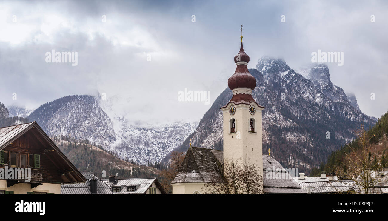 Austria, Salzburgerland, Lofer, town church Stock Photo - Alamy