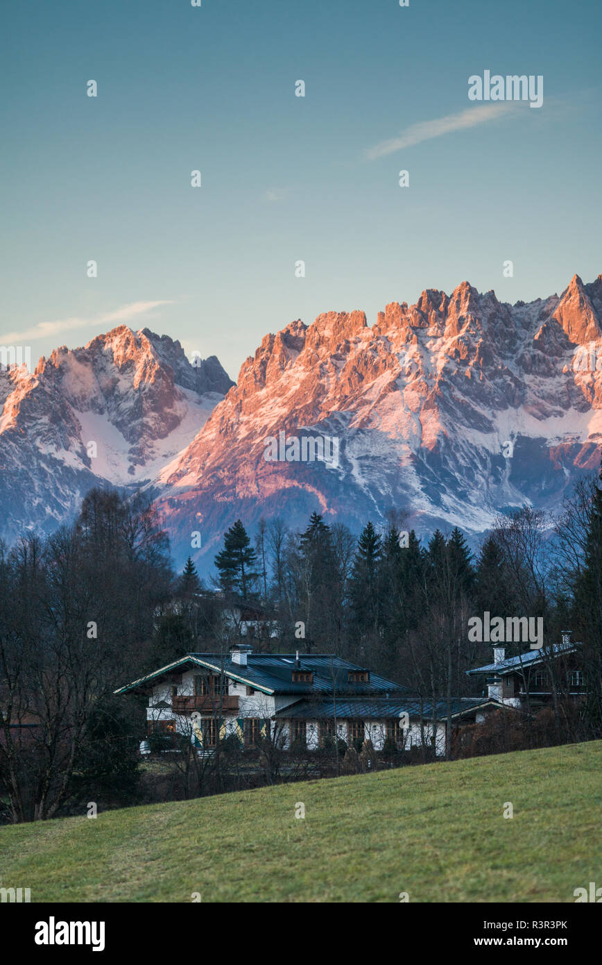 Austria, Tyrol, Kitzbuhel, Kitzbuheler Horn Mountains Stock Photo - Alamy