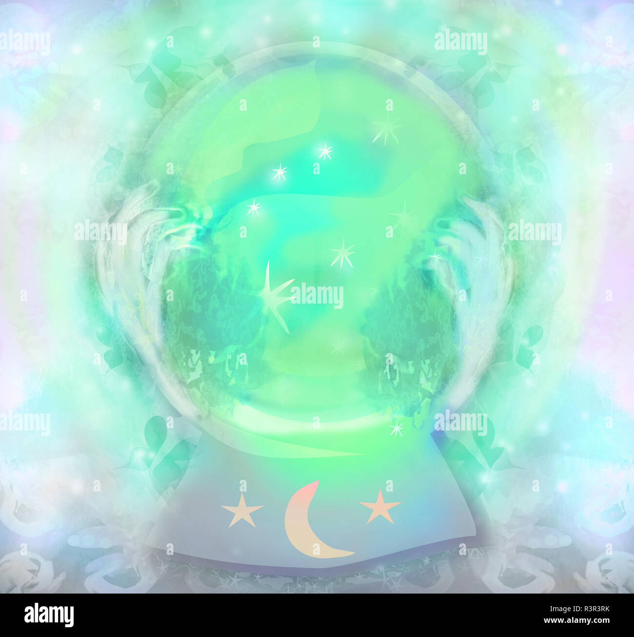 magic crystal ball Stock Photo - Alamy