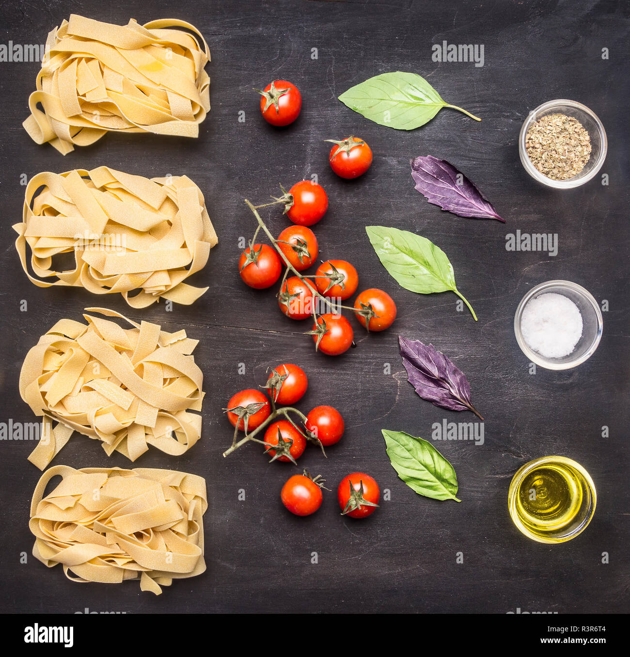 Healthy foods laid out on a table hi-res stock photography and images ...