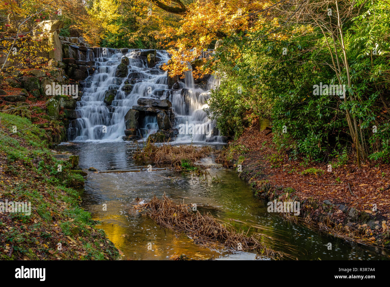 Virginia Water Falls Virginia Water Lake Virginia Water Surrey England ...