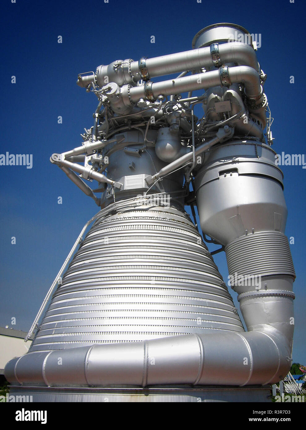 Saturn V engine Cape Canaveral Stock Photo - Alamy