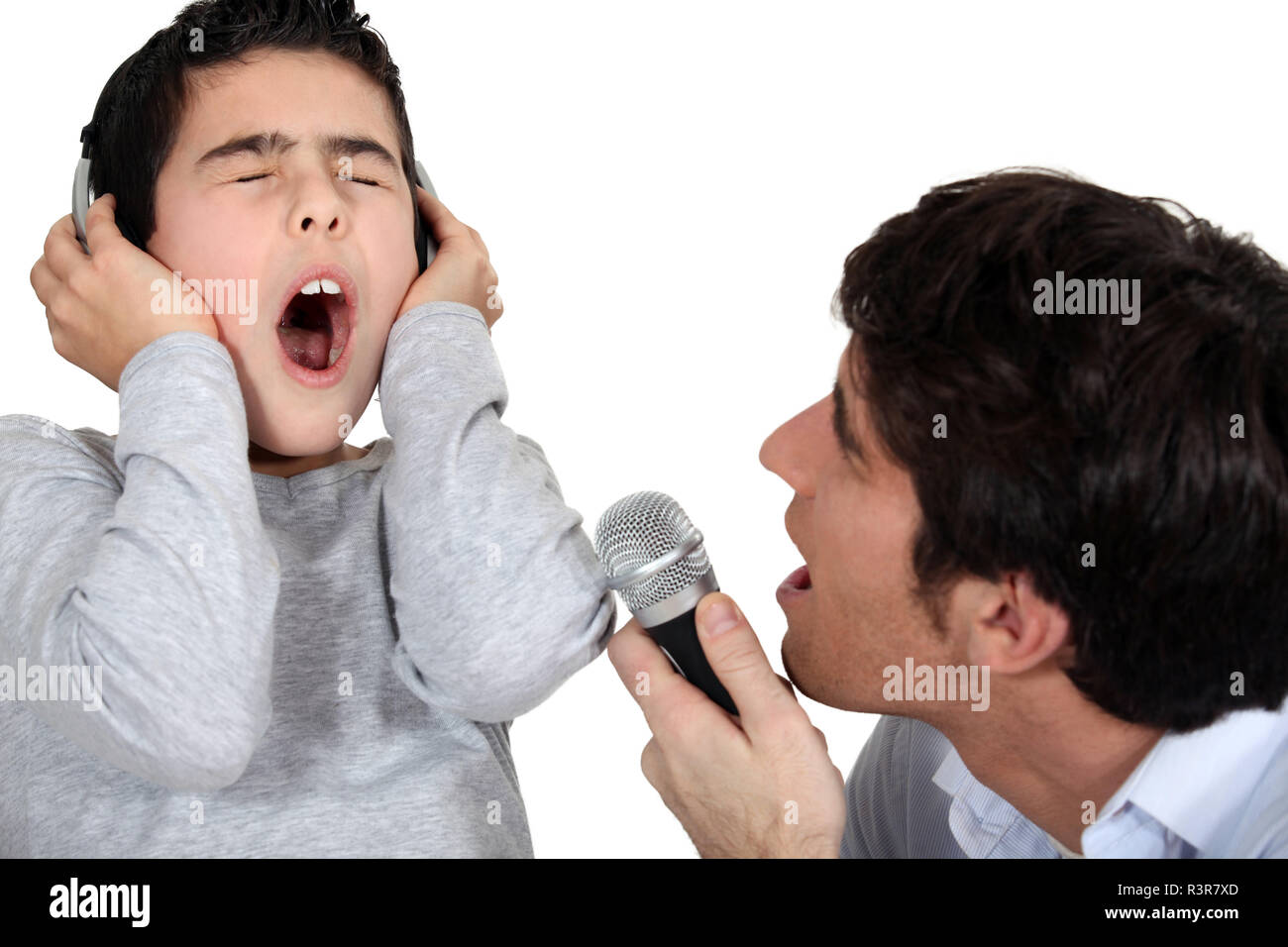 Jazz singing open mouth hi-res stock photography and images - Alamy