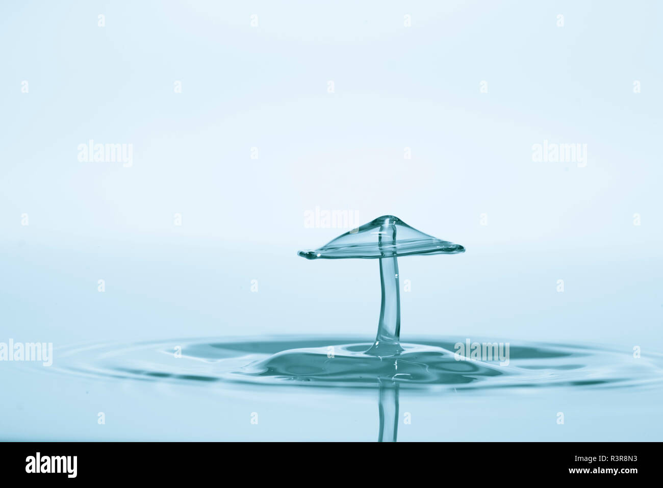 Water drop impact Stock Photo - Alamy