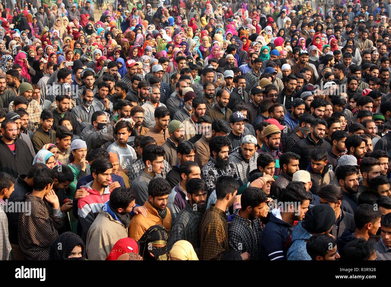 Anantnag, India. 23rd Nov, 2018. (EDITORS NOTE: Image depicts death ...