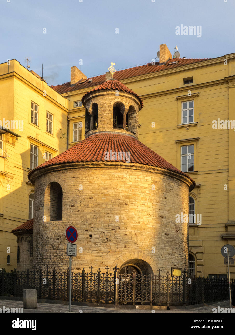 Czech Republic, Prague. Rotunda of the Holy Cross in Prague, the oldest ...