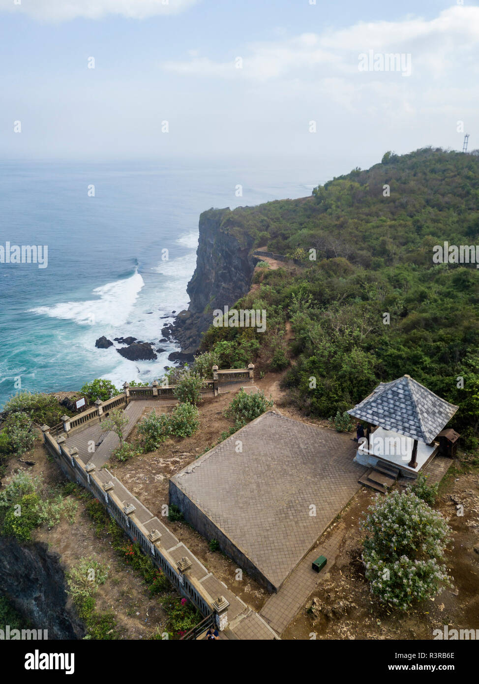Indonesia, Bali, Aerial view of Uluwatu temple Stock Photo - Alamy