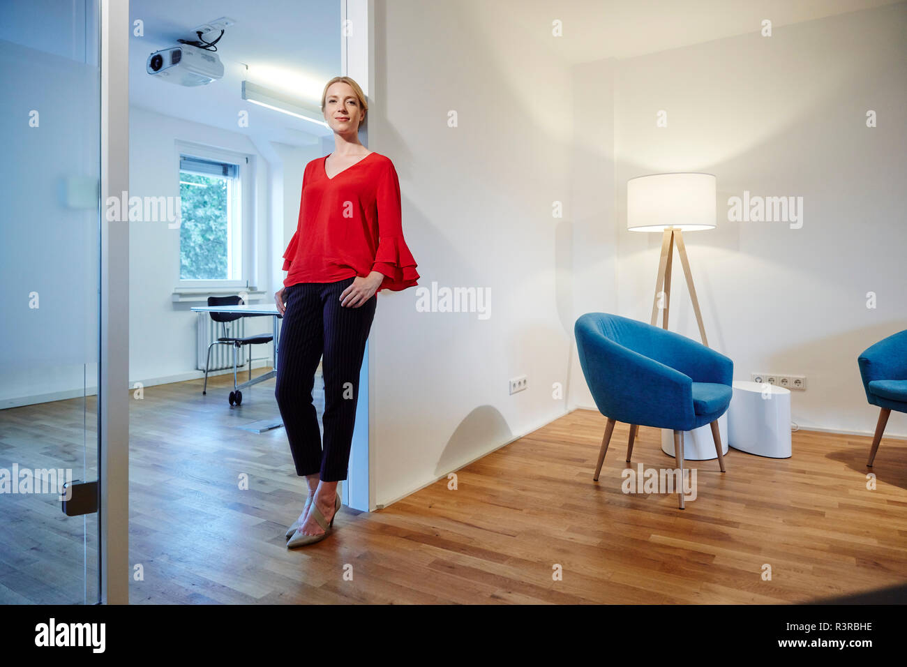 Lean against door hi-res stock photography and images - Alamy