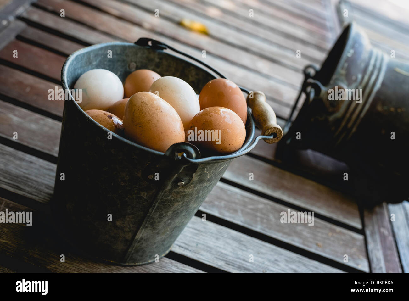 Bucket fresh organic chicken hi-res stock photography and images - Alamy