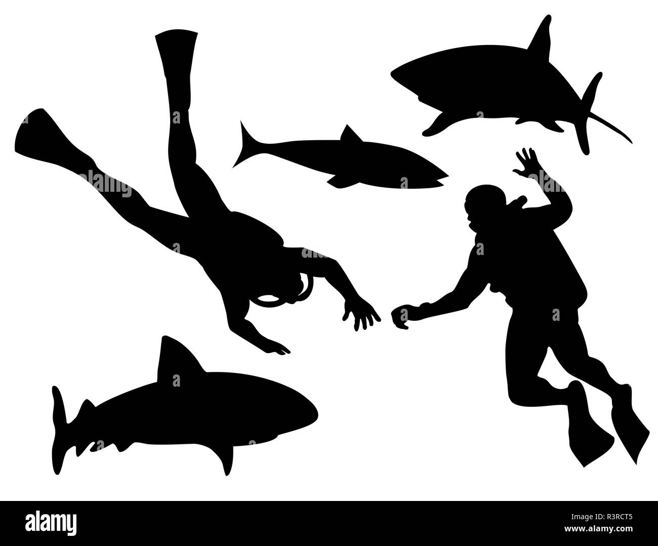 Scuba divers Cut Out Stock Images & Pictures - Alamy