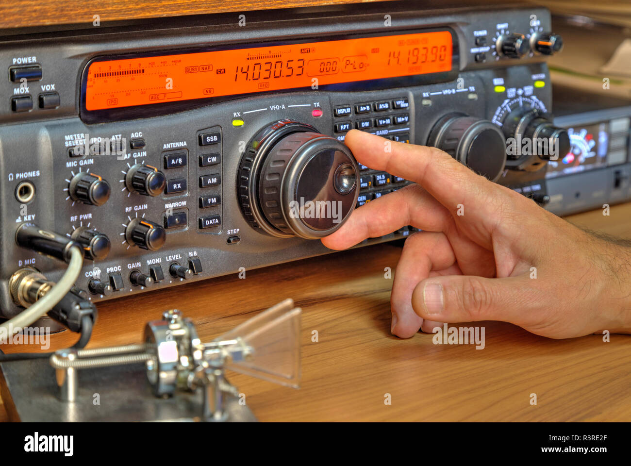 Ham radio speaker hi-res stock photography and images - Alamy