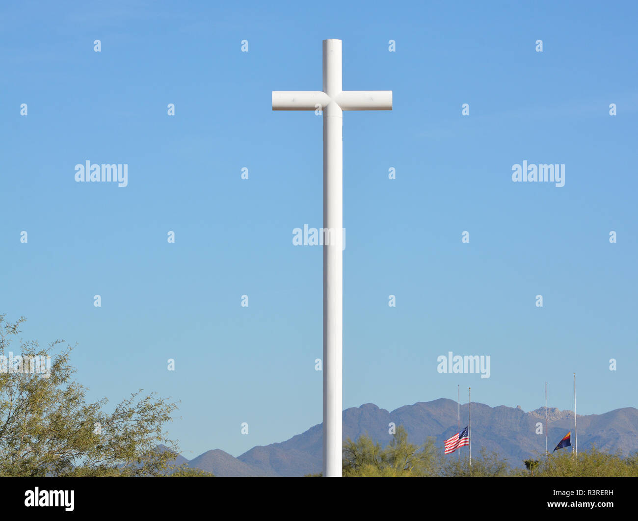 The Cross of Jesus, Cave Creek, Maricopa County, Arizona, USA Stock ...