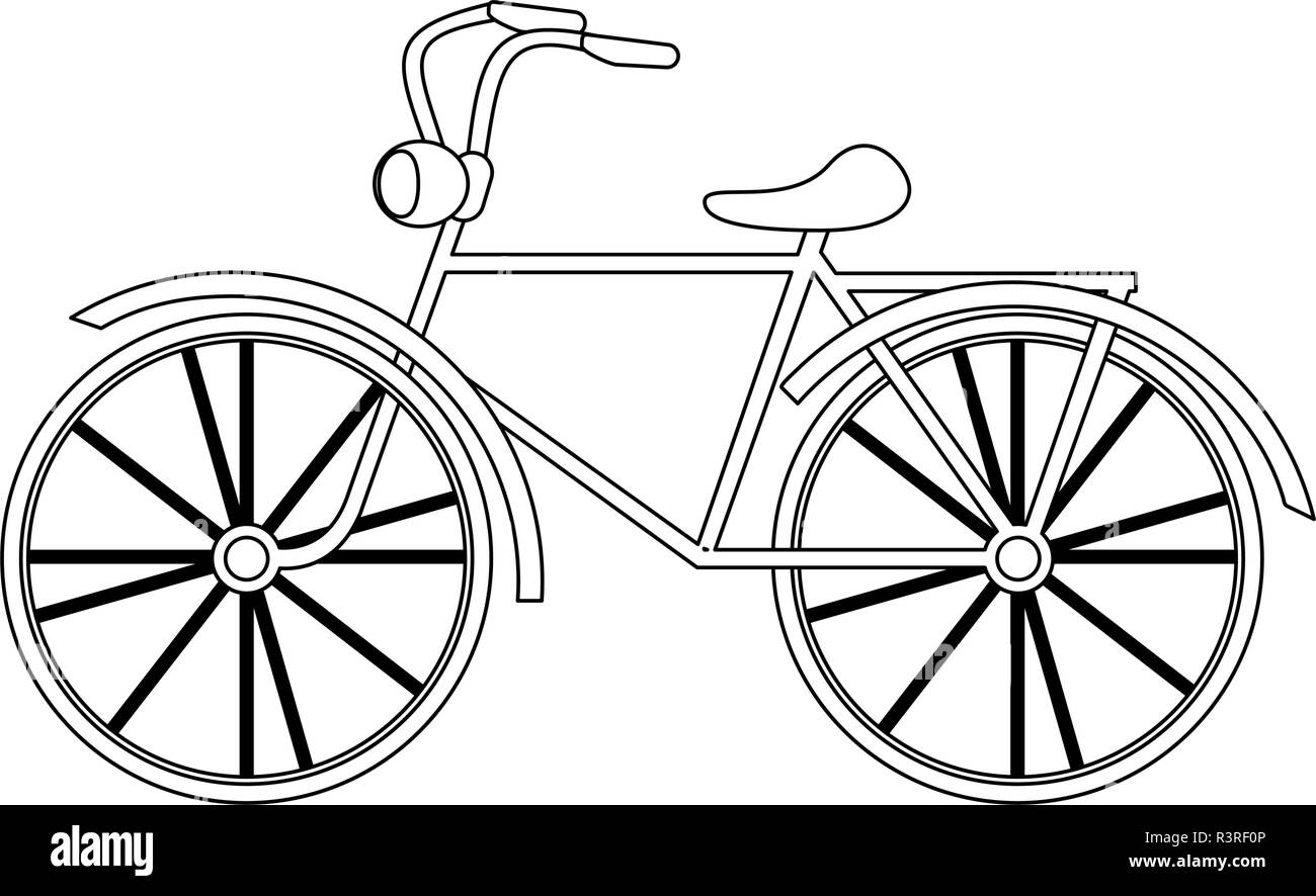 Black bike in city Cut Out Stock Images & Pictures - Alamy