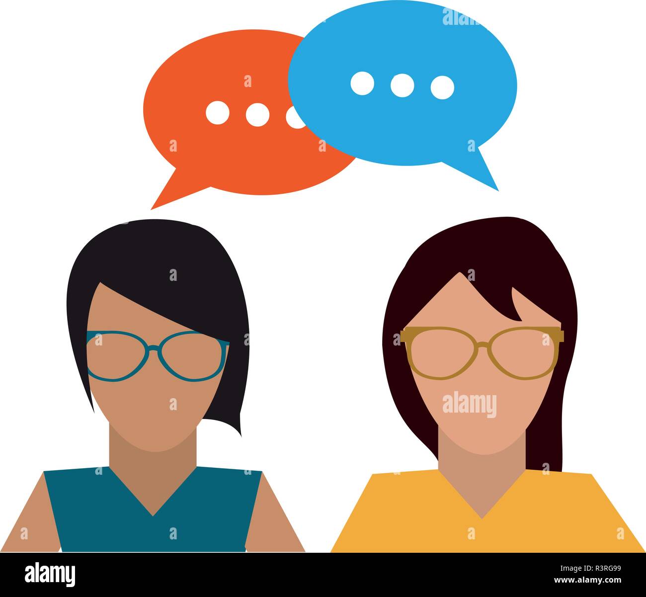 people talking avatar Stock Vector Image & Art - Alamy