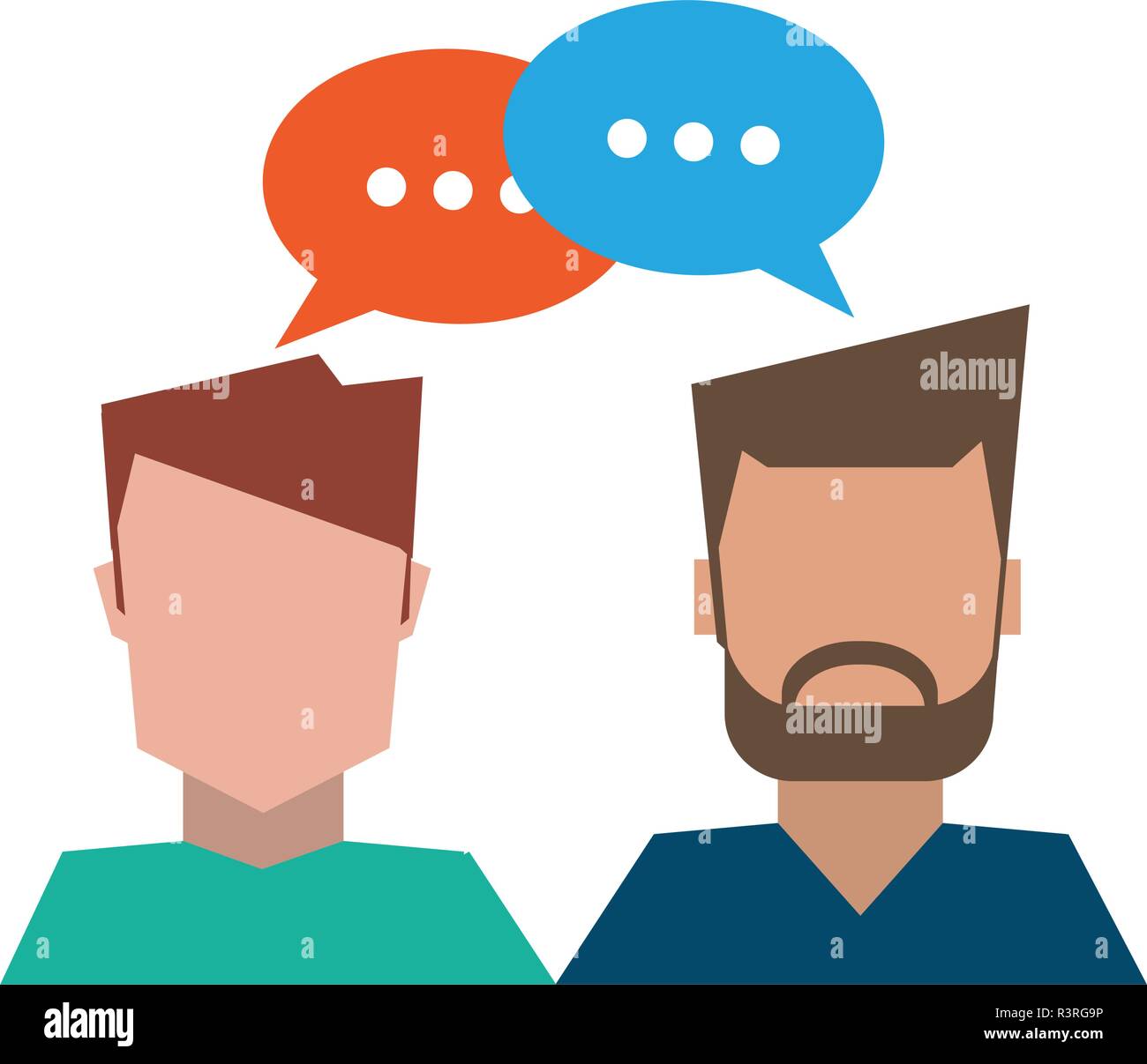 people talking avatar Stock Vector Image & Art - Alamy
